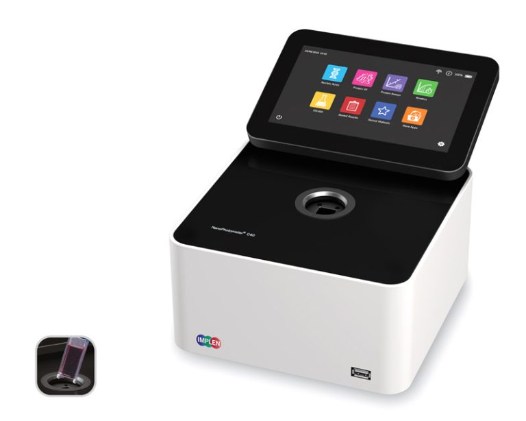 Tech Specs Of Implen NanoPhotometer C40 | Best In Cuvette UV-Vis ...